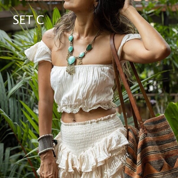 Bohemian Crop Top - Etsy