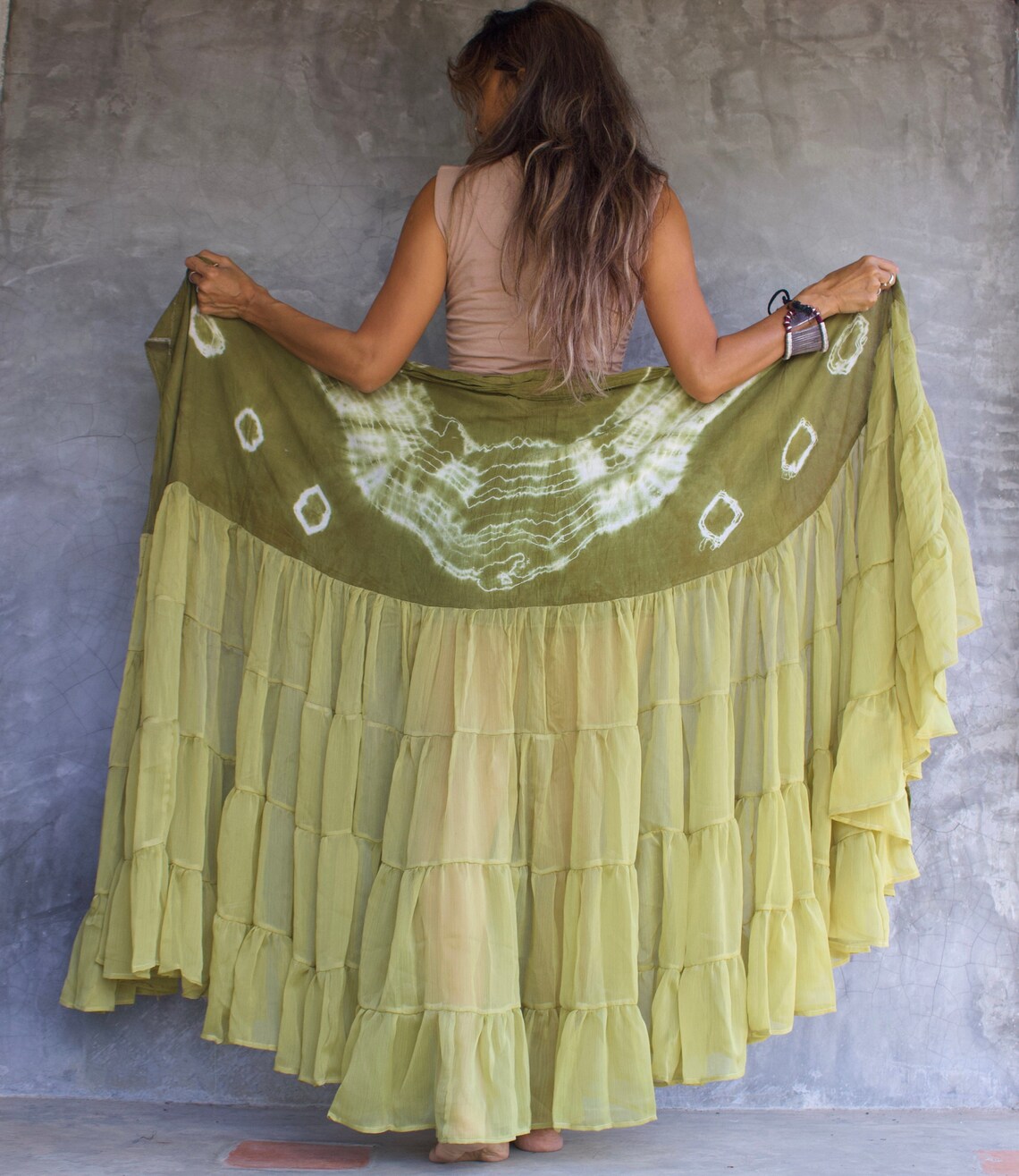 Handmade Wrap Maxi Skirt/bohemian Chiffon Wrap Skirt/boho Tie - Etsy