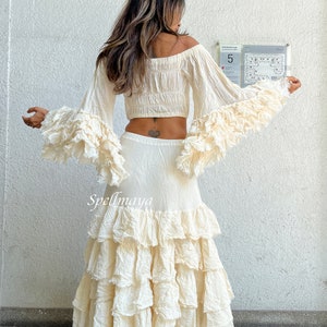 Boho 2 Piece Set in Skirtmaternity Top and Skirt Set for - Etsy