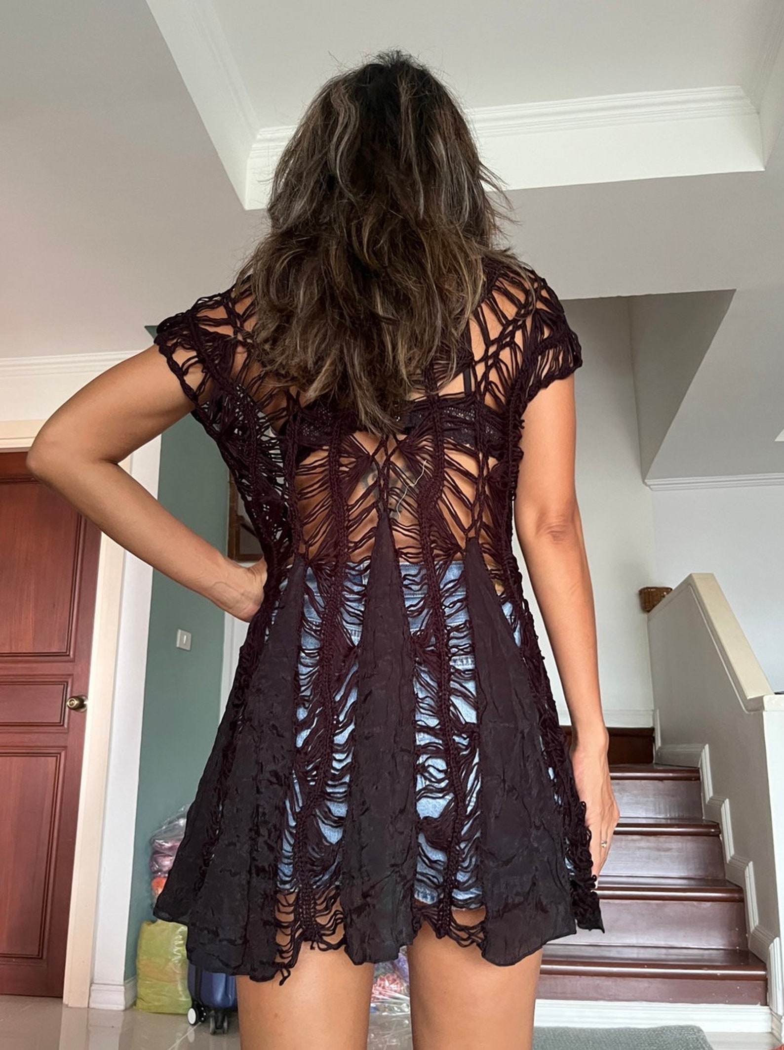 Sexy Boho Open Tunic Dress. 3 Colors. 1 Size. Perfect for Parties, the ...