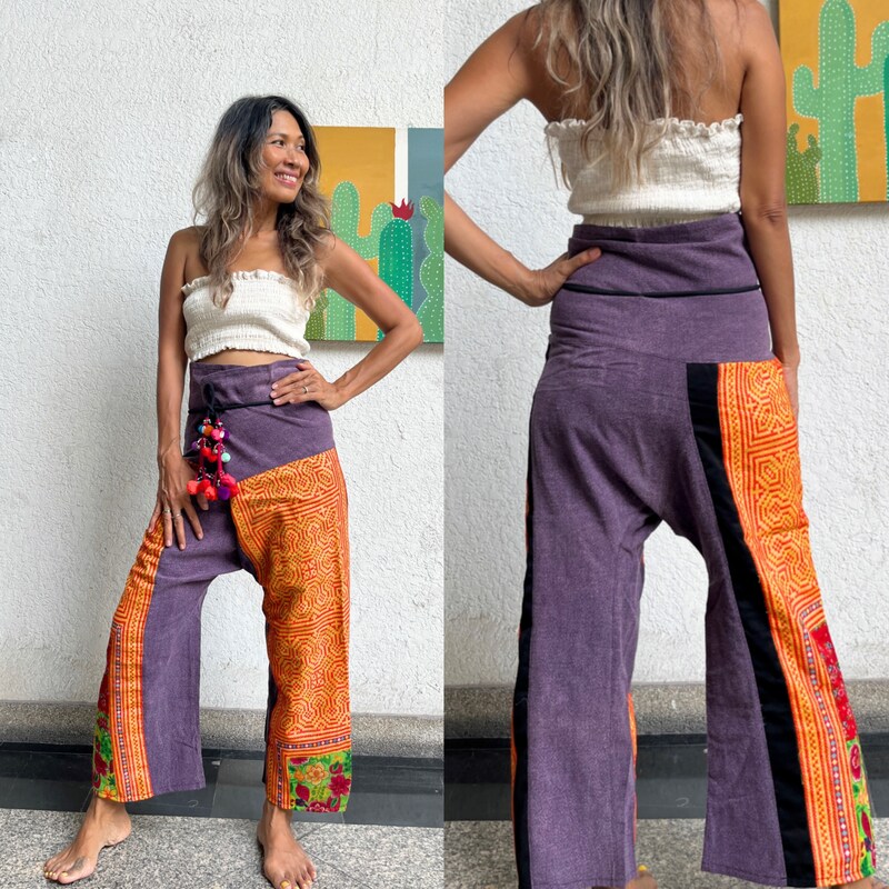 Embroidered Pants - Etsy