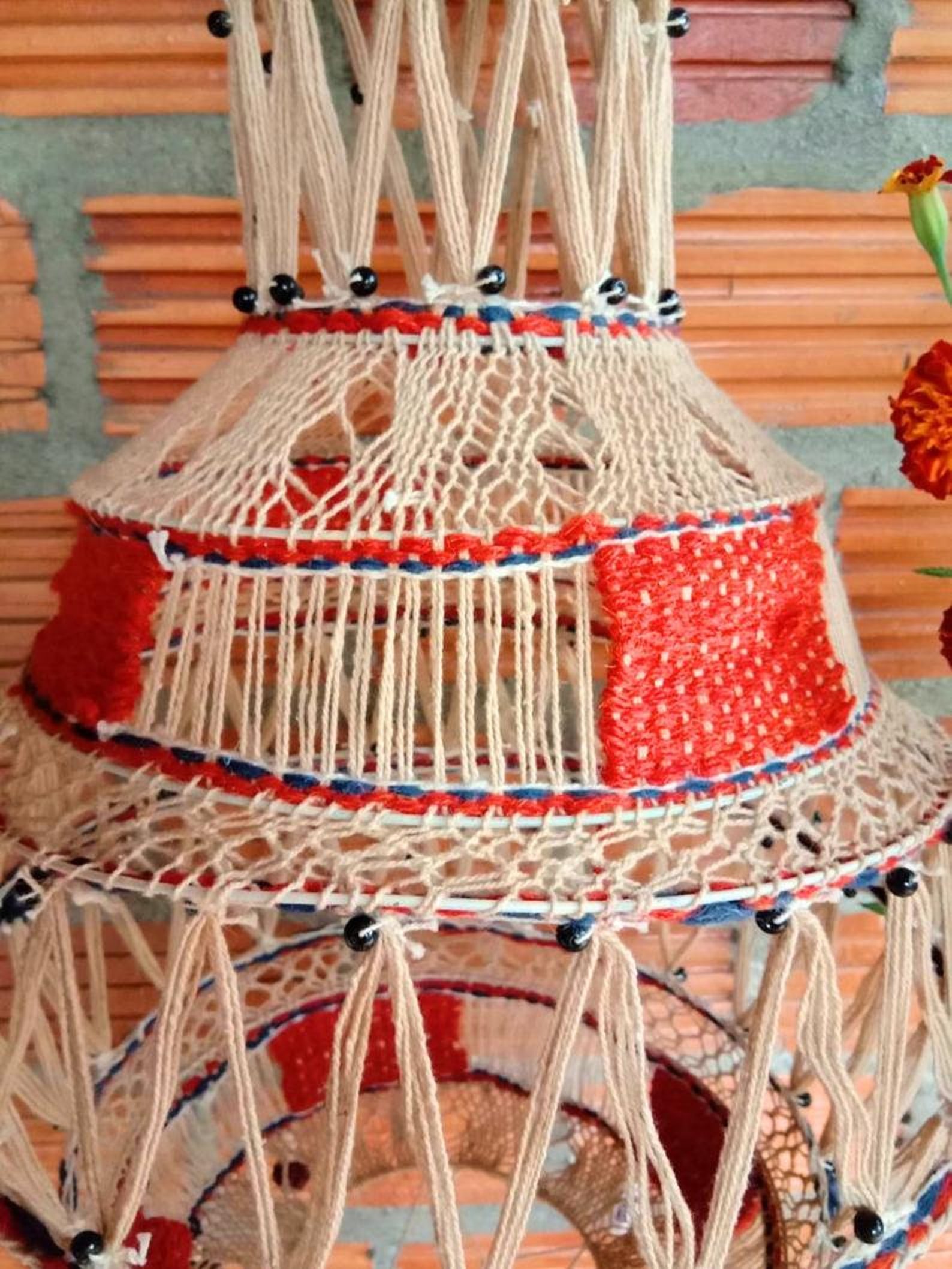 Macrame Lamp/ Macrame Hanging Lamp/boho Lamp/garden Hanging - Etsy