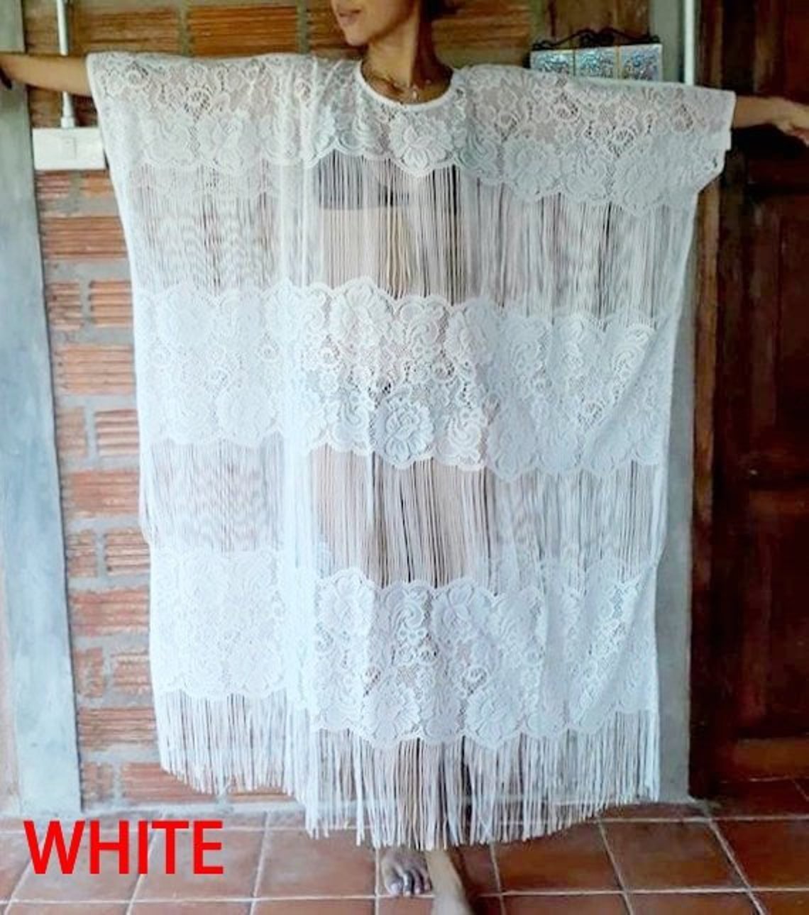 Sexy Boho Lace and See Through Elegant Romantic Maxi Dress. - Etsy ...