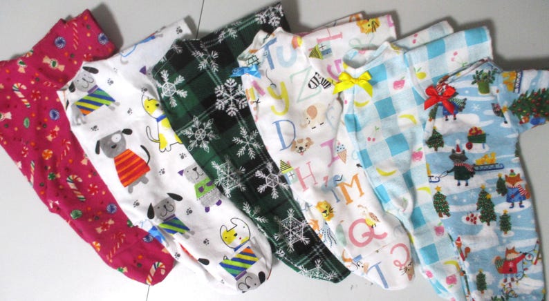 Doll Clothes for 16" Original Cabbage Patch Flannel Footed Sleeper PICK ...