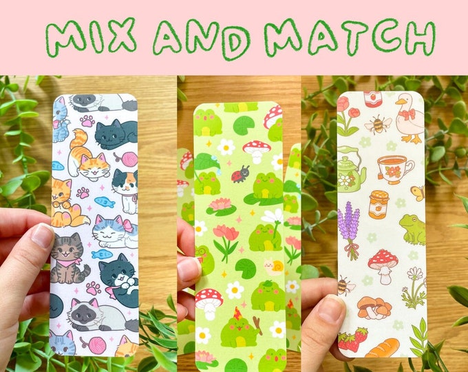 Mix & Match Bookmark Bundle Any Bookmarks Set Book Lover Gift - Etsy
