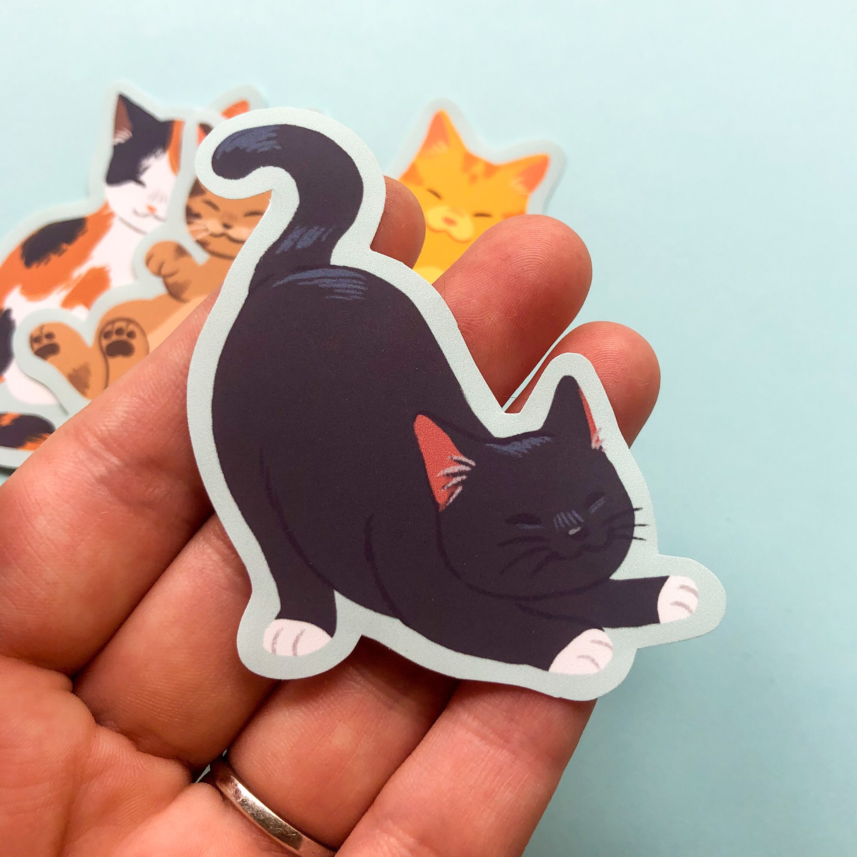 Lindo gato vinilo pegatinas / gato amante regalo / Kitty | Etsy Lindo gato vinilo pegatinas / gato amante regalo / Kitty | Etsy