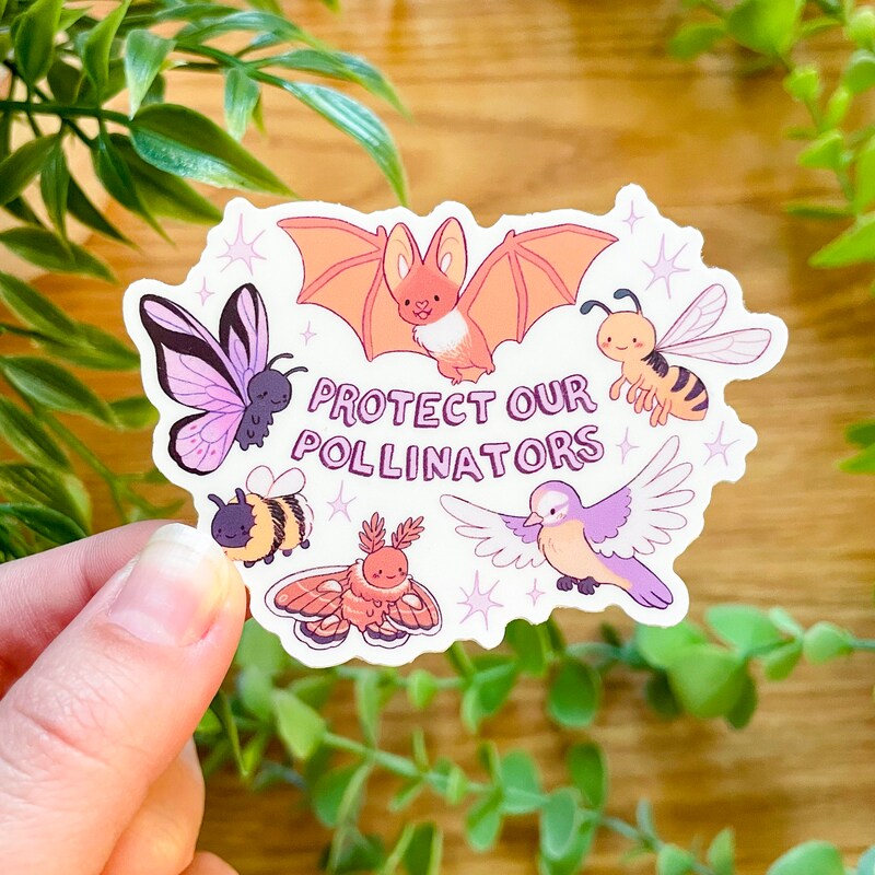 Pollinator Sticker - Etsy