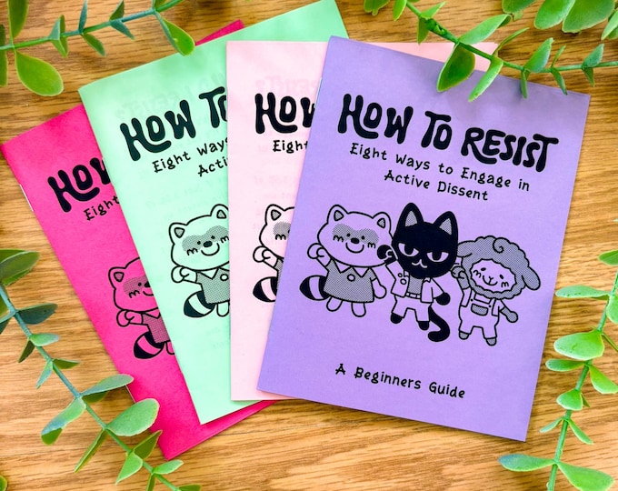 How to Resist Zine | Activism Beginners Guide Zine | How to Build ...