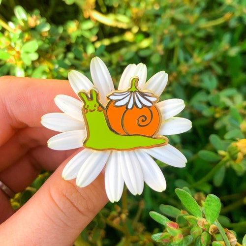 Soggy Snail Hard Enamel Pin - Etsy
