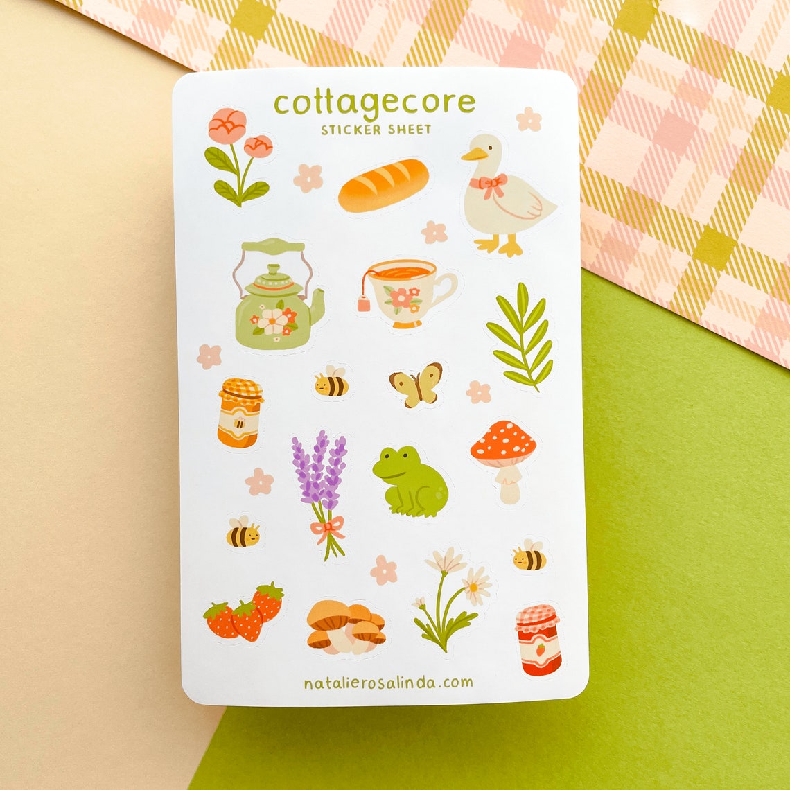Cottagecore Sticker Sheet Cute Cottage Living Planner - Etsy