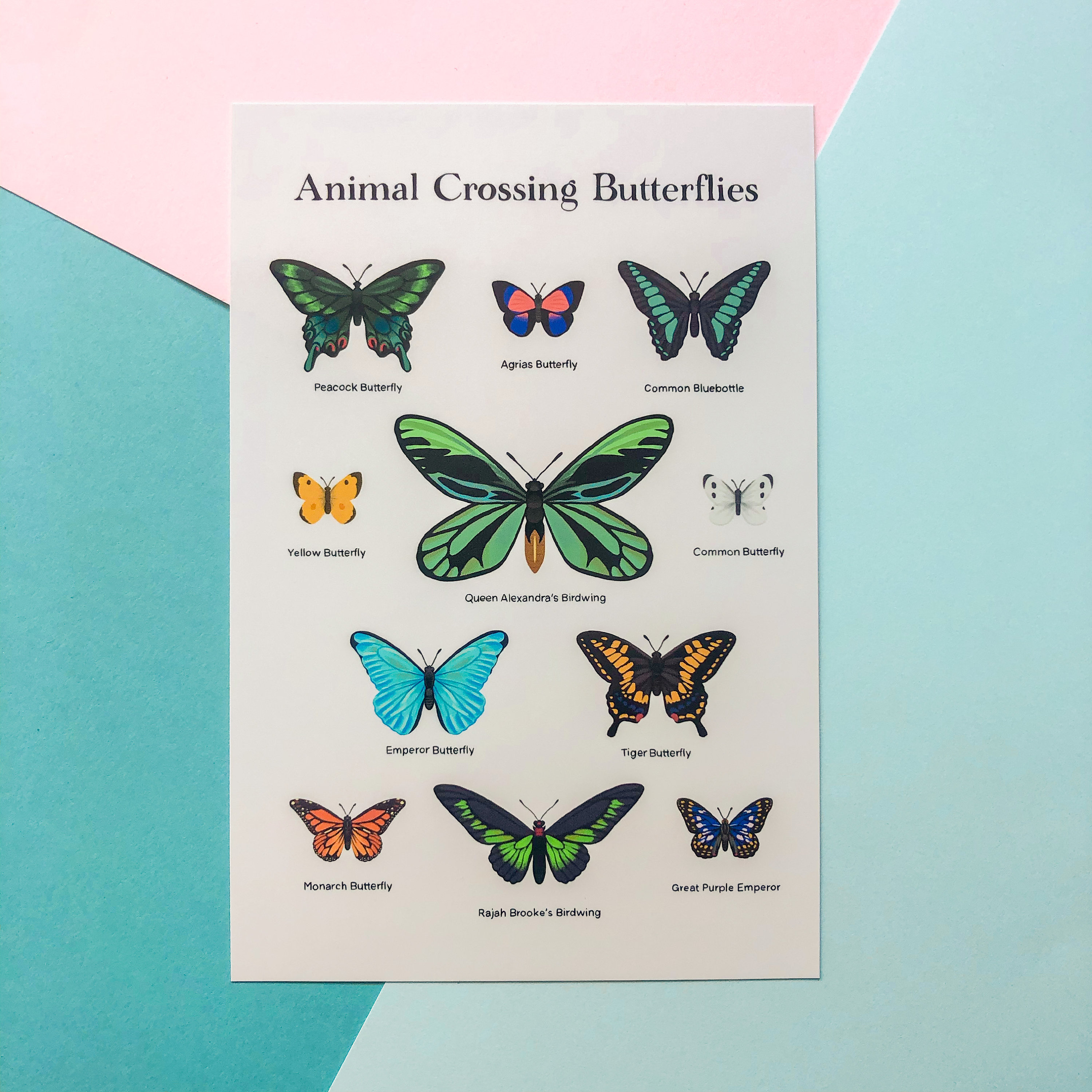 Peacock Butterfly Animal Crossing