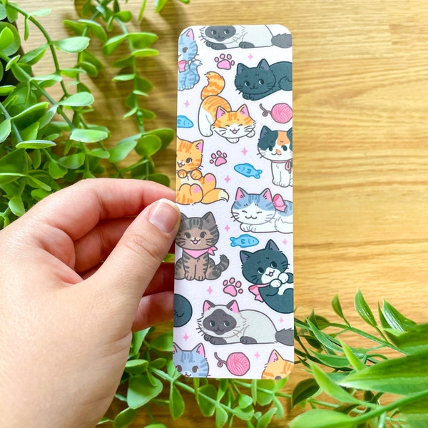 Cat Bookmark - Etsy