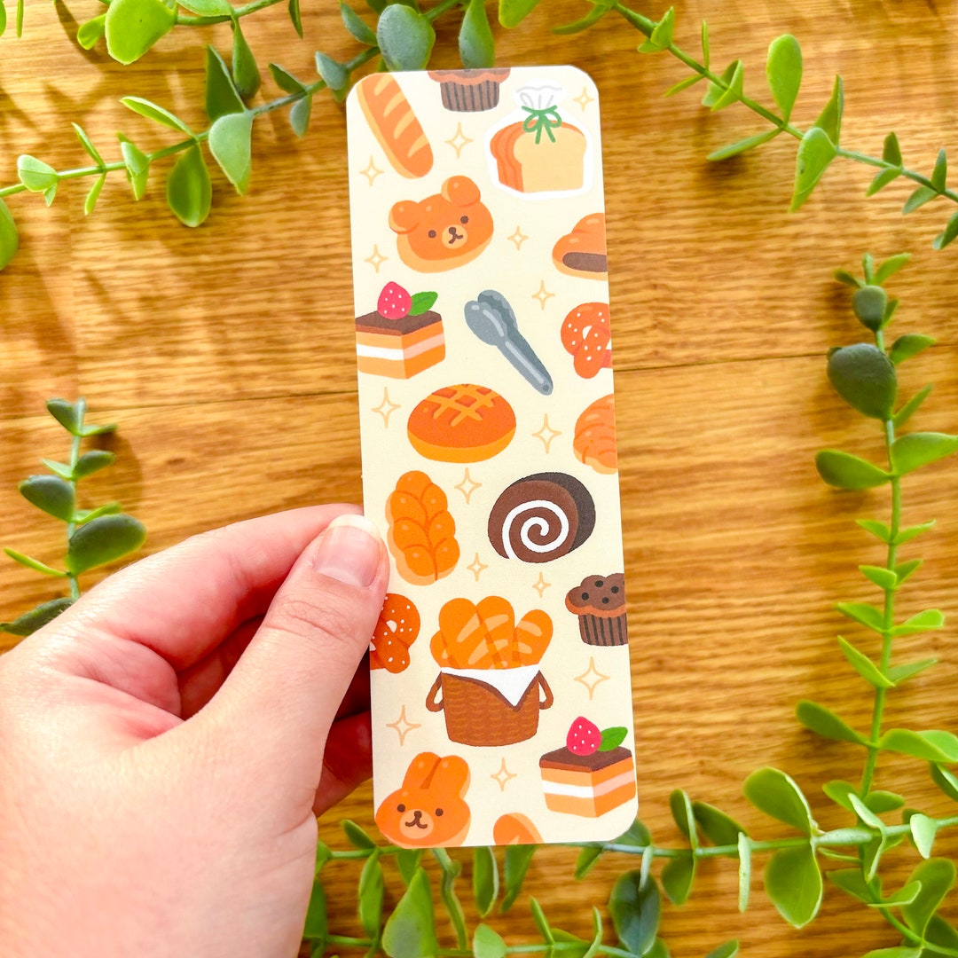 Bakery Bookmark | Bread, Croissant, Baguette - Etsy
