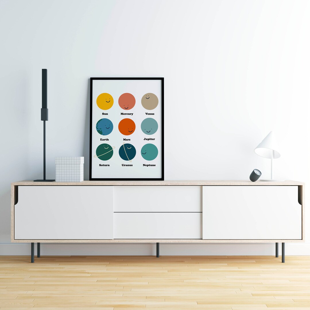 Solar System Prints for Kids. Instant Download Printable Poster With ...