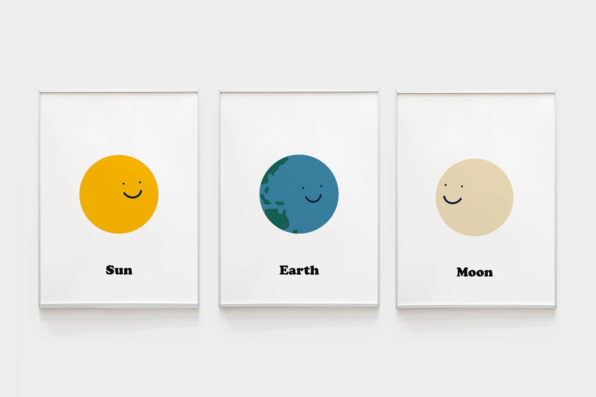 Yellow Bright Sun for Solar System Room Decor. Instant Download ...