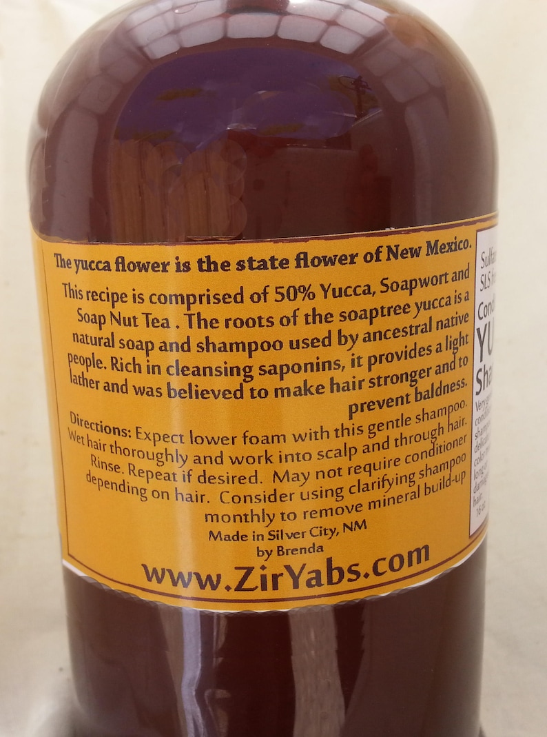 Yucca Shampoo Soapwort Soap Nut Shampoo Sulfate Free | Etsy