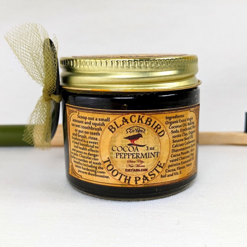Toothpaste, Calcium, Cocoa, Peppermint, Activated Charcoal, Vegan ...