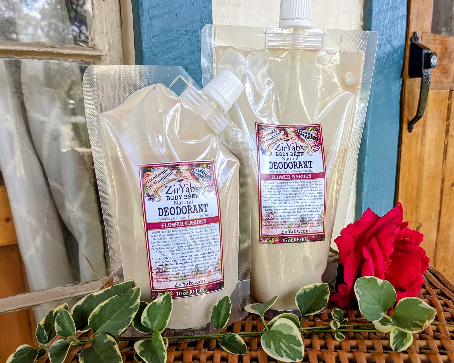 Refill Natural Lotion Deodorant | 10 Oz | FLOWER GARDEN | Nozzle Bag - Etsy