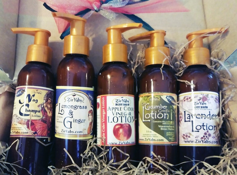 Lotion Gift Set 5 Lotions for 4 Lotions for Every Season | Etsy