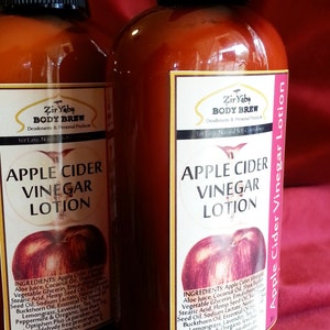 Apple Cider Vinegar Lotion - Etsy