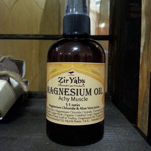 Magnesium Oil With Chaparral, Arnica and Comfrey - Etsy