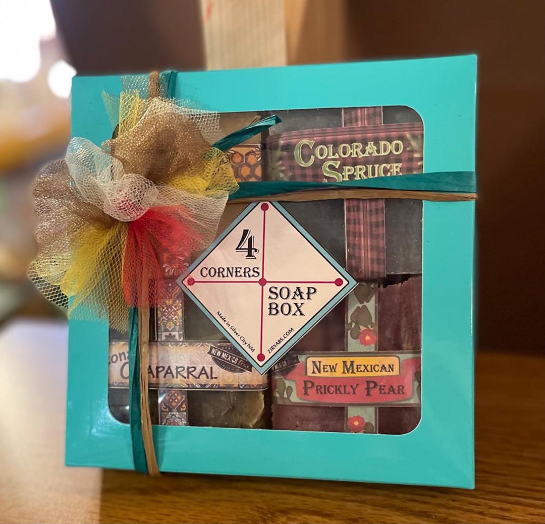 Four Corners Soap Box With American Southwest Soap Collection | New ...