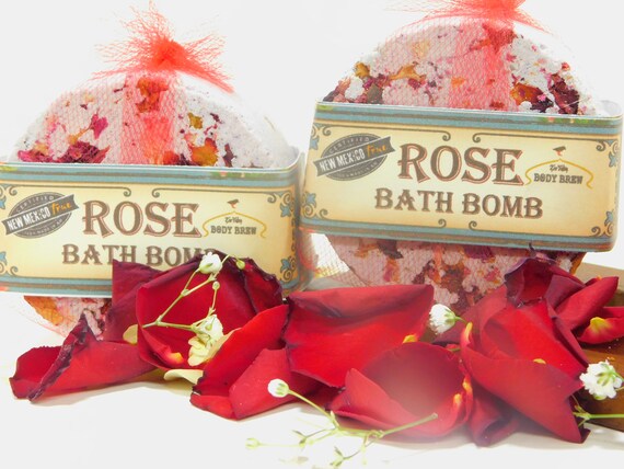 Bath Bomb Rose | Etsy