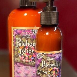 Patchouli Lotion - Etsy