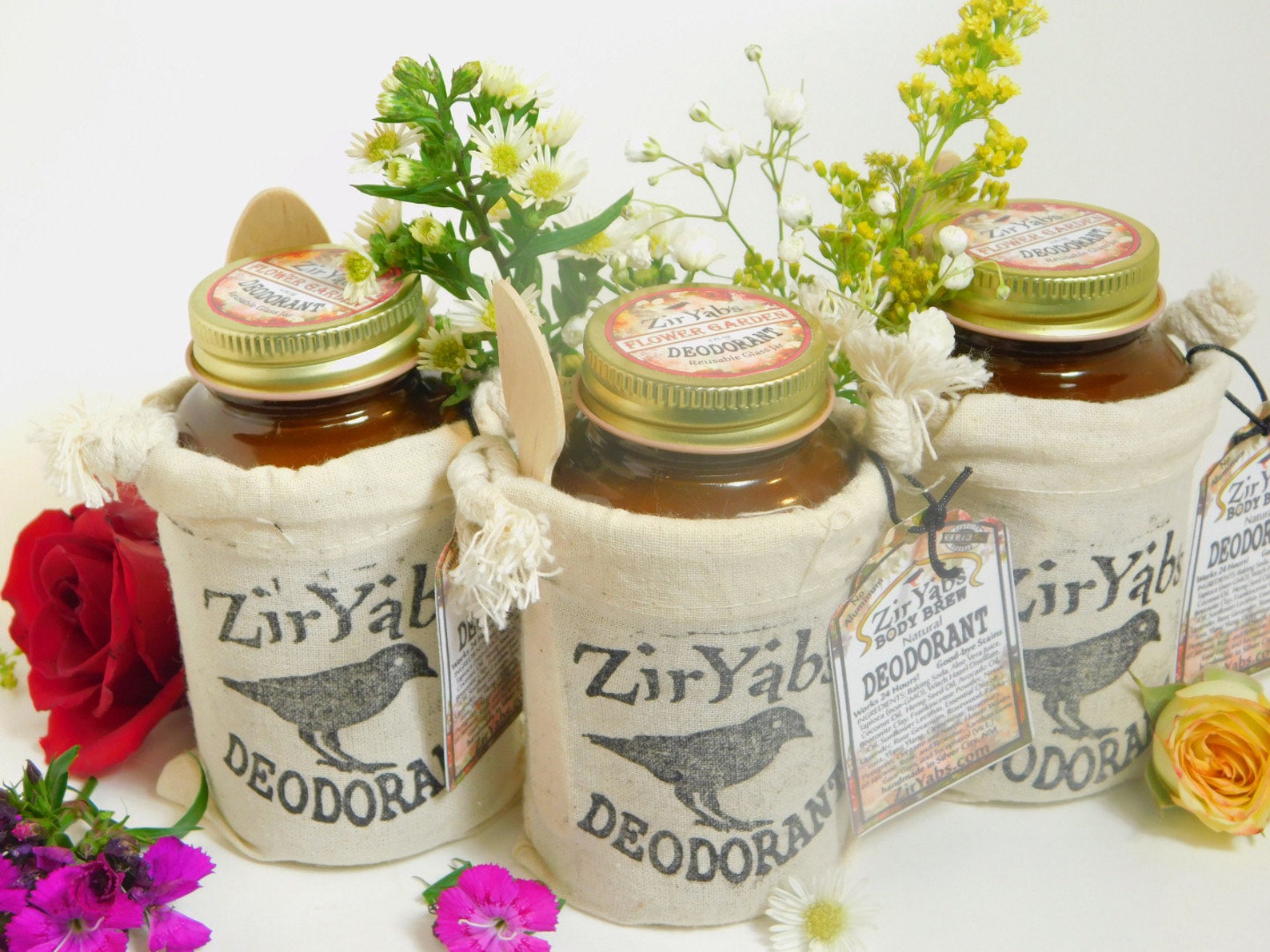 Natural Deodorant | Plastic Free in Glass Jar | Lasts 24 Hours ...