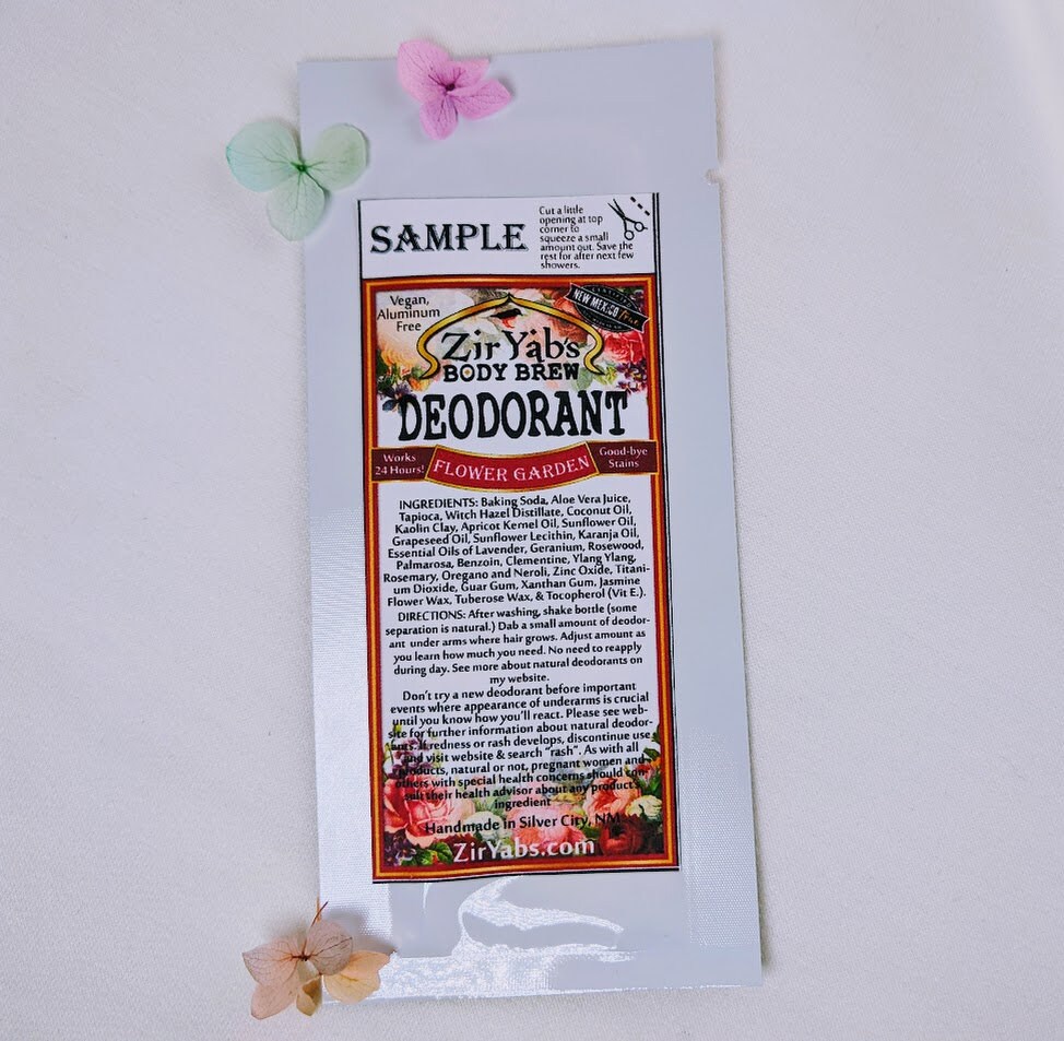FREE Natural Deodorant Samples | Pack of Three - Etsy