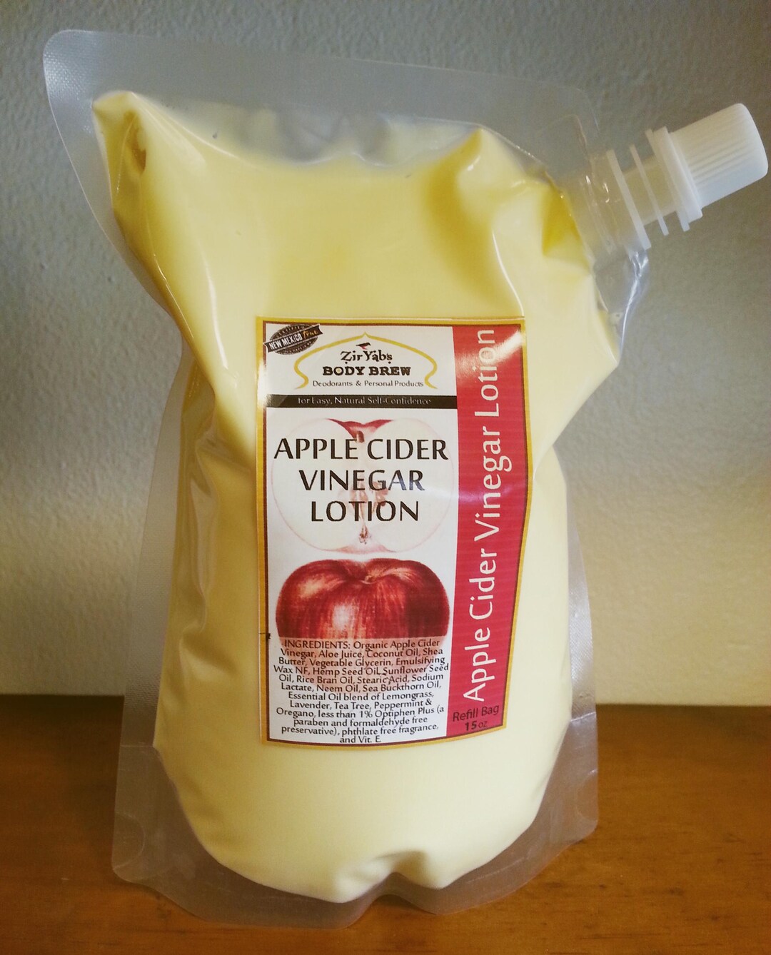 Apple Cider Vinegar Lotion REFILL 16 Oz - Etsy