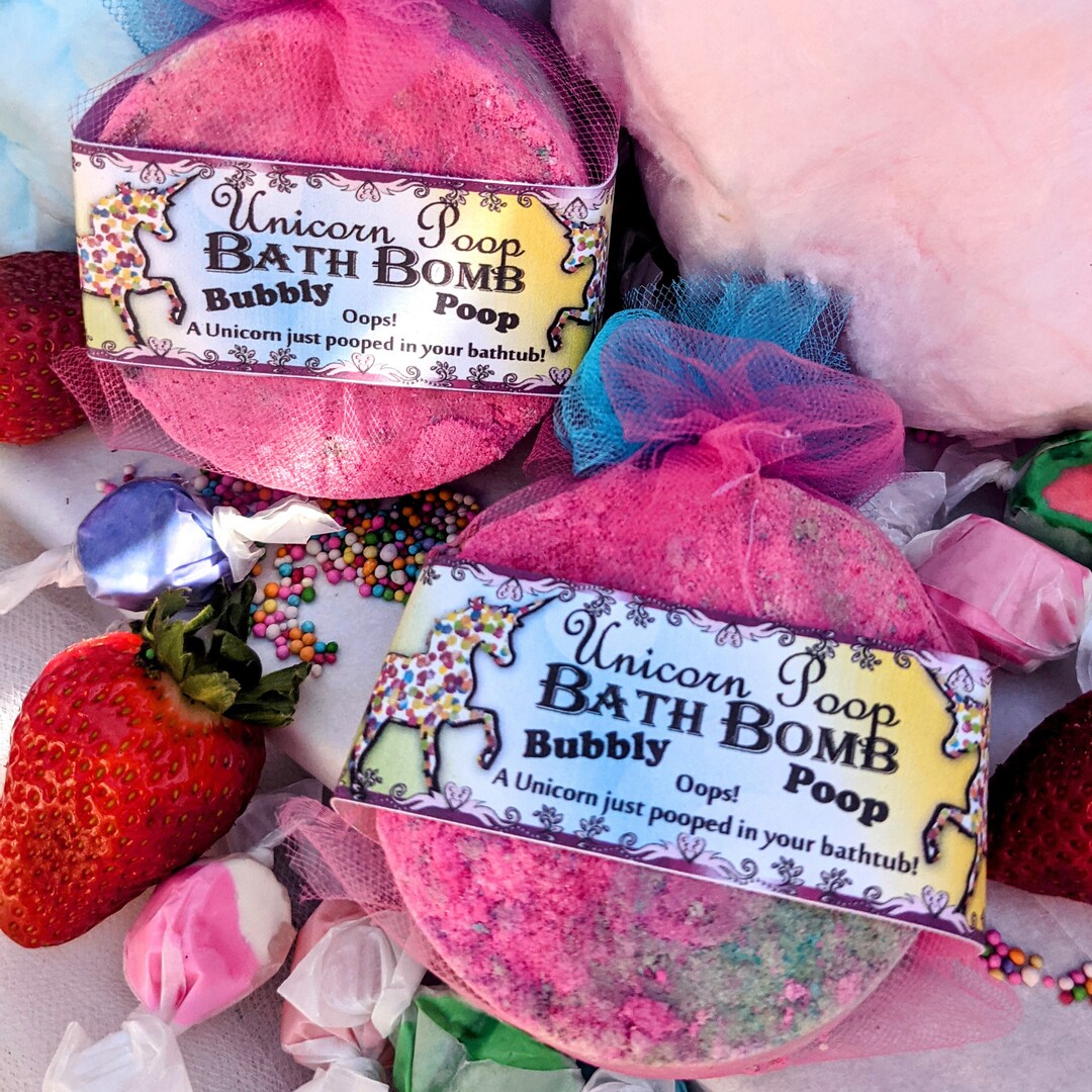 Unicorn Poop Bubbly Bath Bomb - Etsy