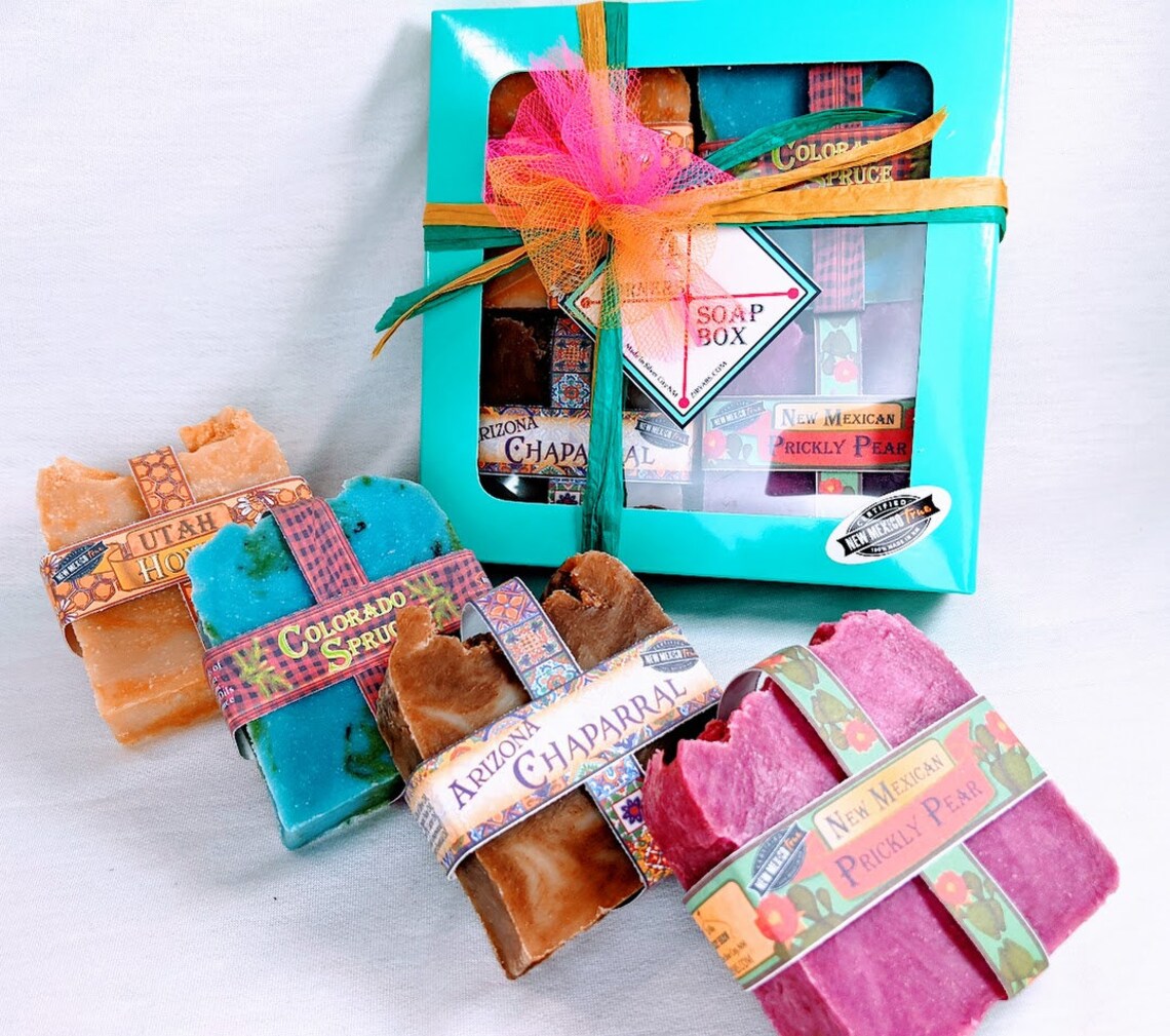 Four Corners Soap Box With American Southwest Soap Collection | New ...