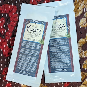 Yucca Shampoo SAMPLE POUCH - Etsy