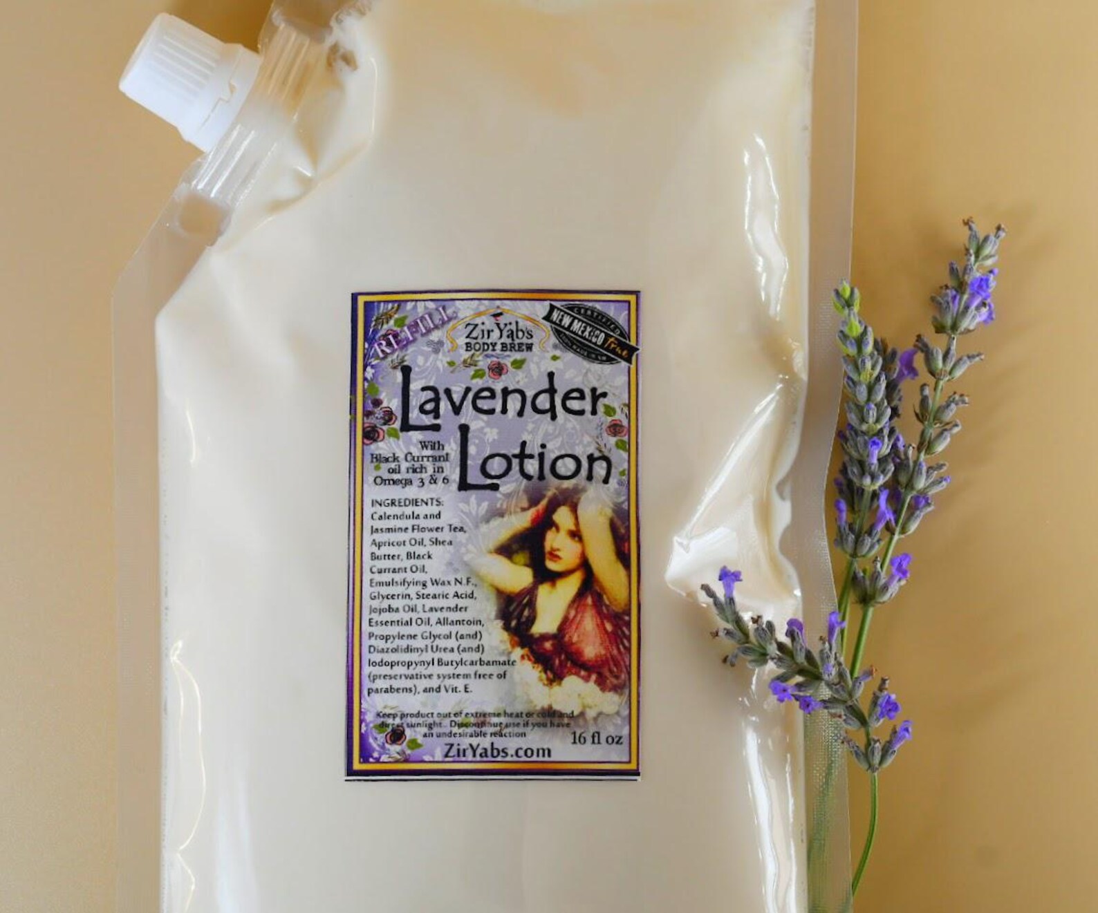 Lavender Lotion Made With Lavender, Rose Calendula Petal Tea, Jasmine ...