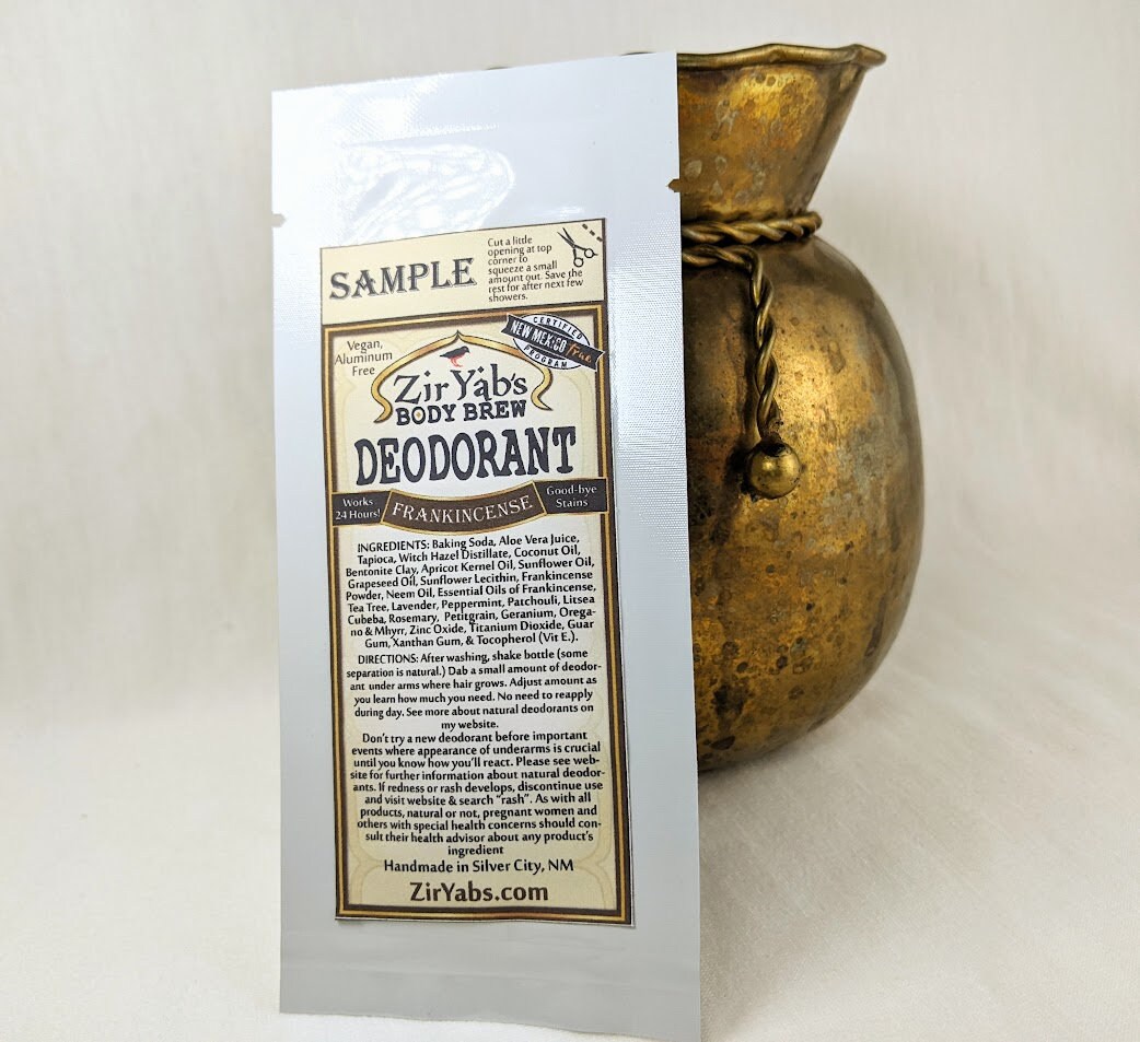 FREE Natural Deodorant Samples | Pack of Three - Etsy