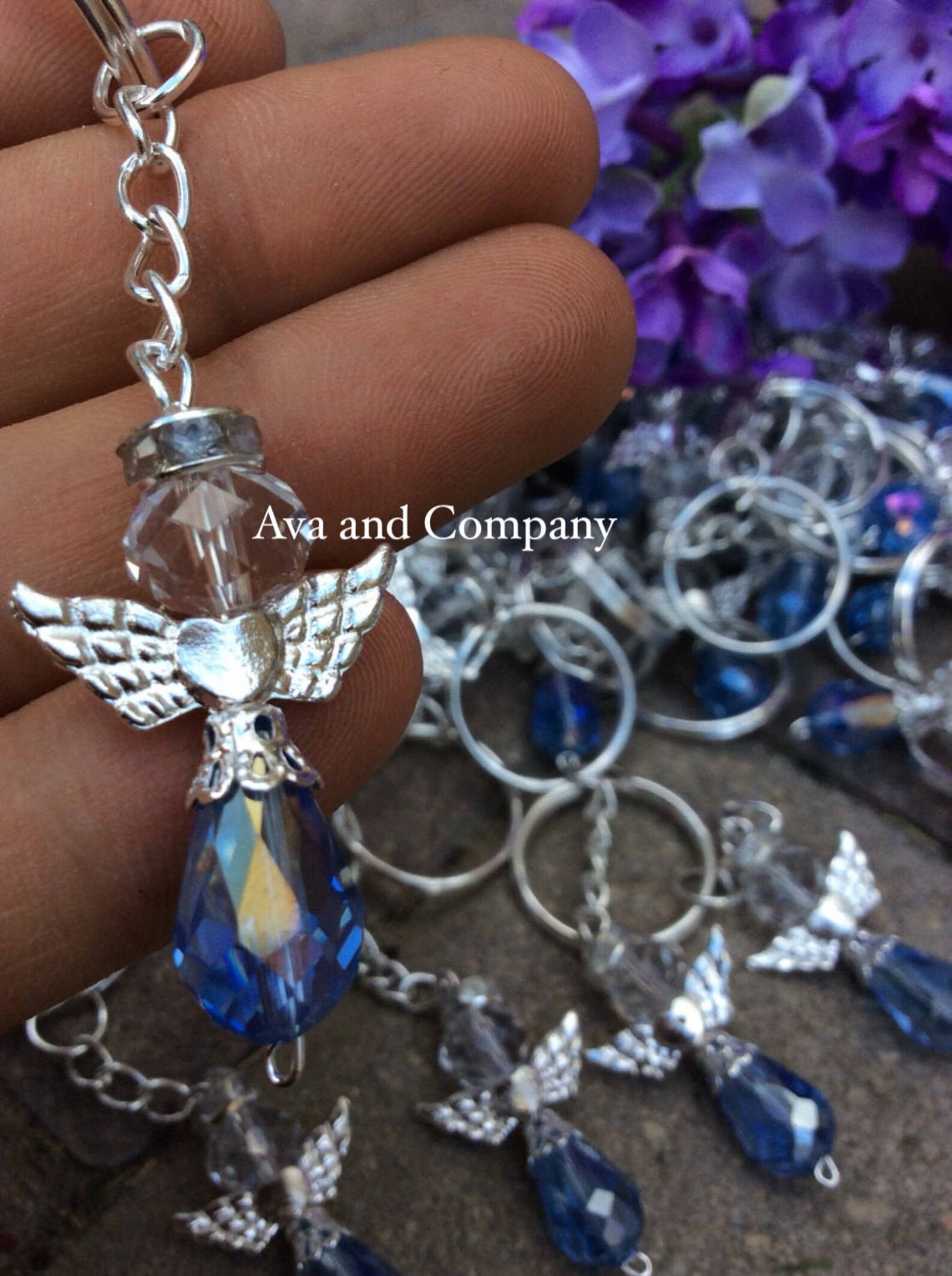 Baptism Favor /12pcs Angel Keychain/christening Favor/baptism | Etsy