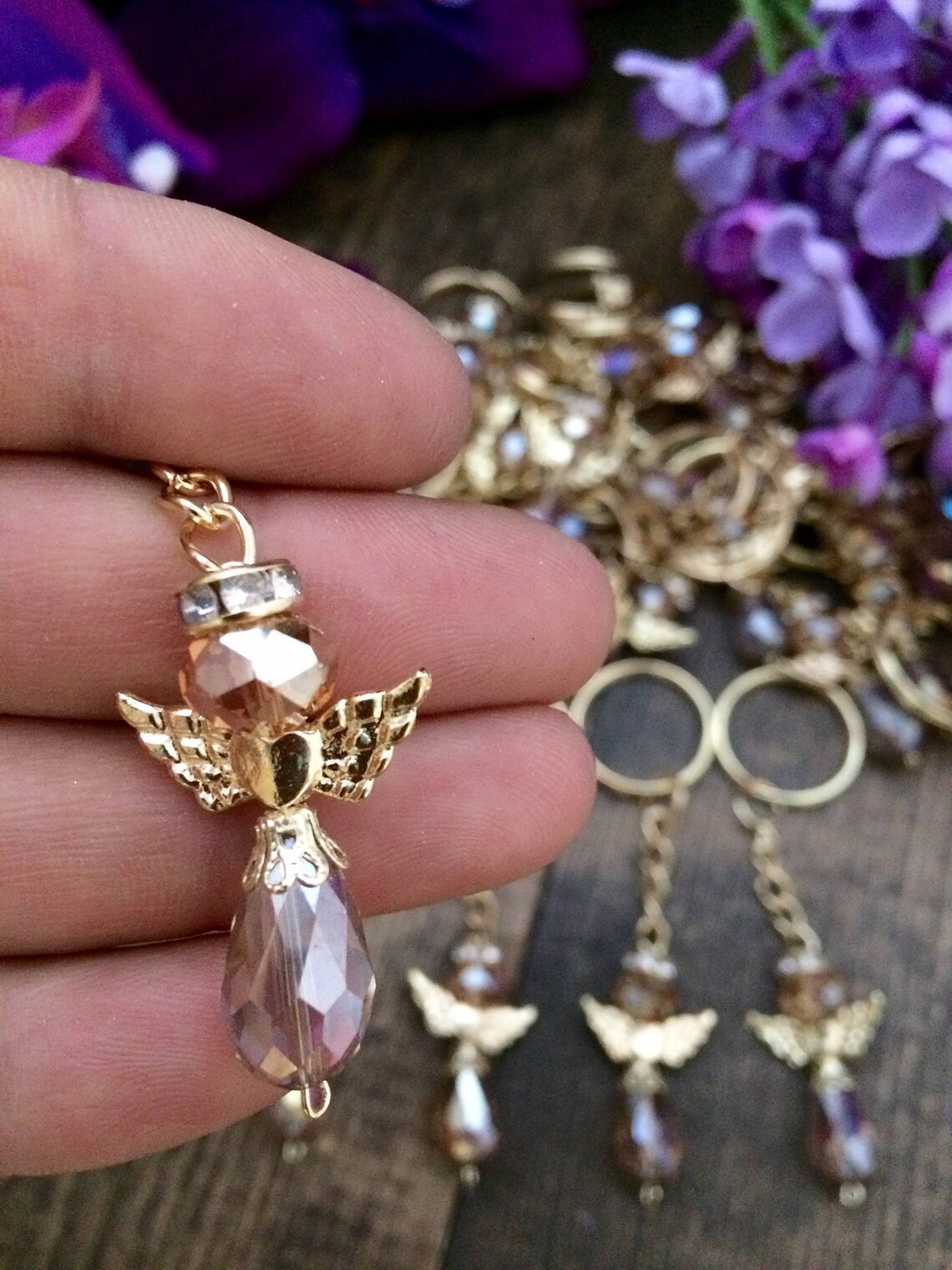 60pcs Angel keychain/christening favor/baptism angel favor/boy | Etsy