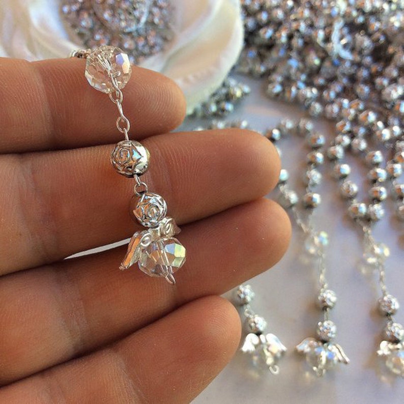 Rosary beads 30 pcs Angel Mini Rosaries/Decade Rosaries/First | Etsy