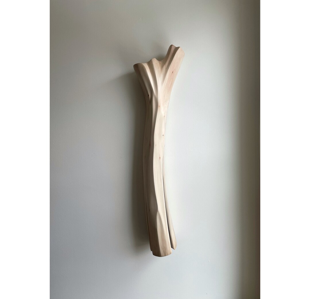 Fork Channel Series, 1 Driftwood Wall Art Natural Home Decor Wabi Sabi ...