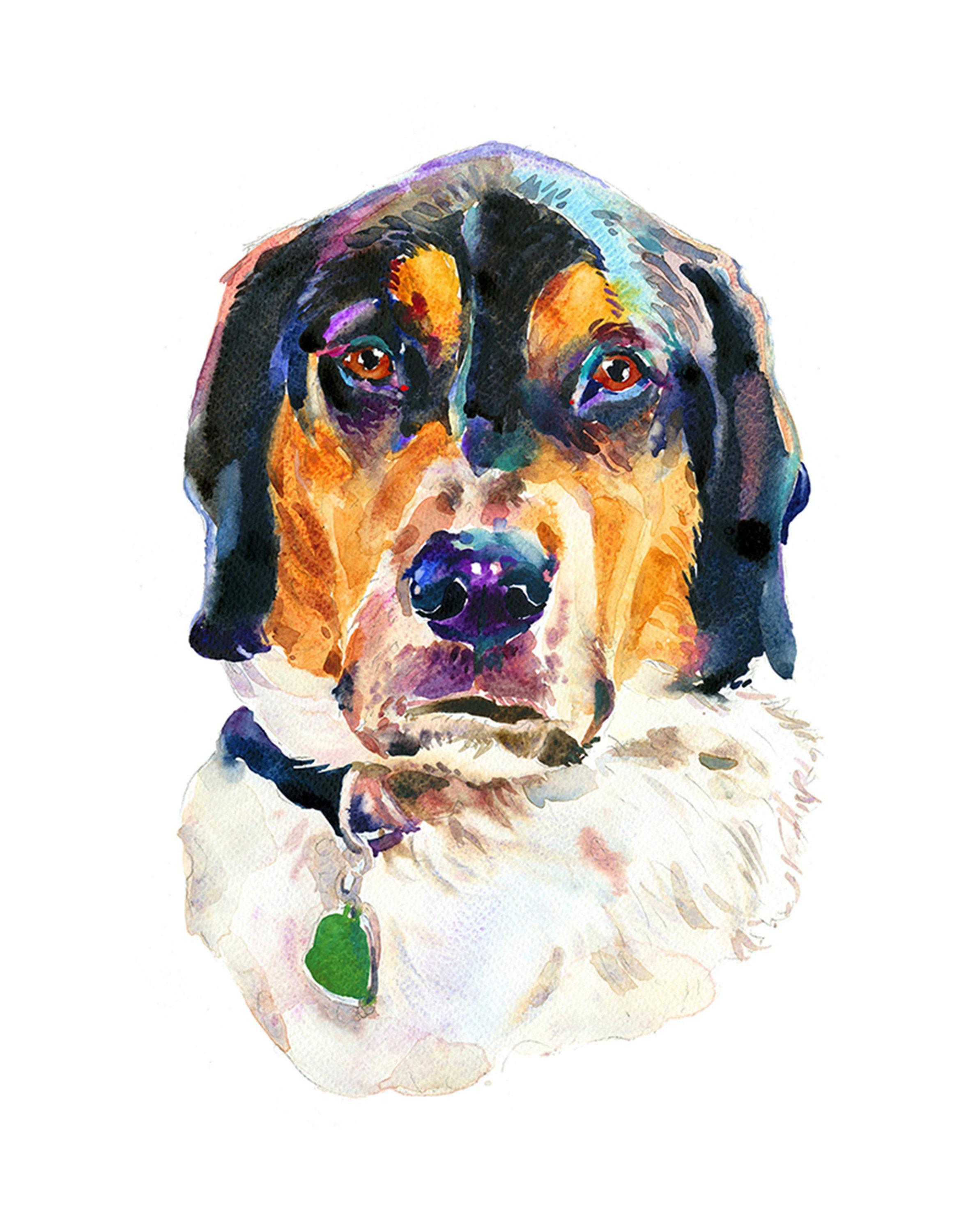 Custom Pet Portrait, Pet Portrait, Animal Painting,custom Portrait ...