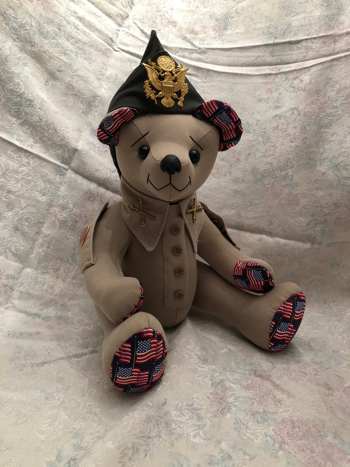 Memory Bear Custom Teddy Bear Keepsake Bear Jointed Bear - Etsy