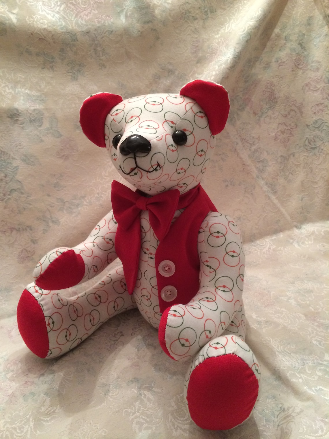 Memory Bear Custom Teddy Bear Keepsake Bear Jointed Bear | Etsy