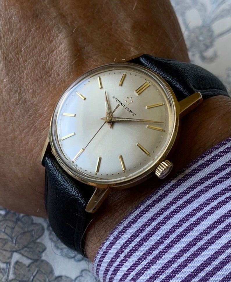 Stunning Eterna eterna-matic 1964 Automatic 21 Jewel Mens Quality ...