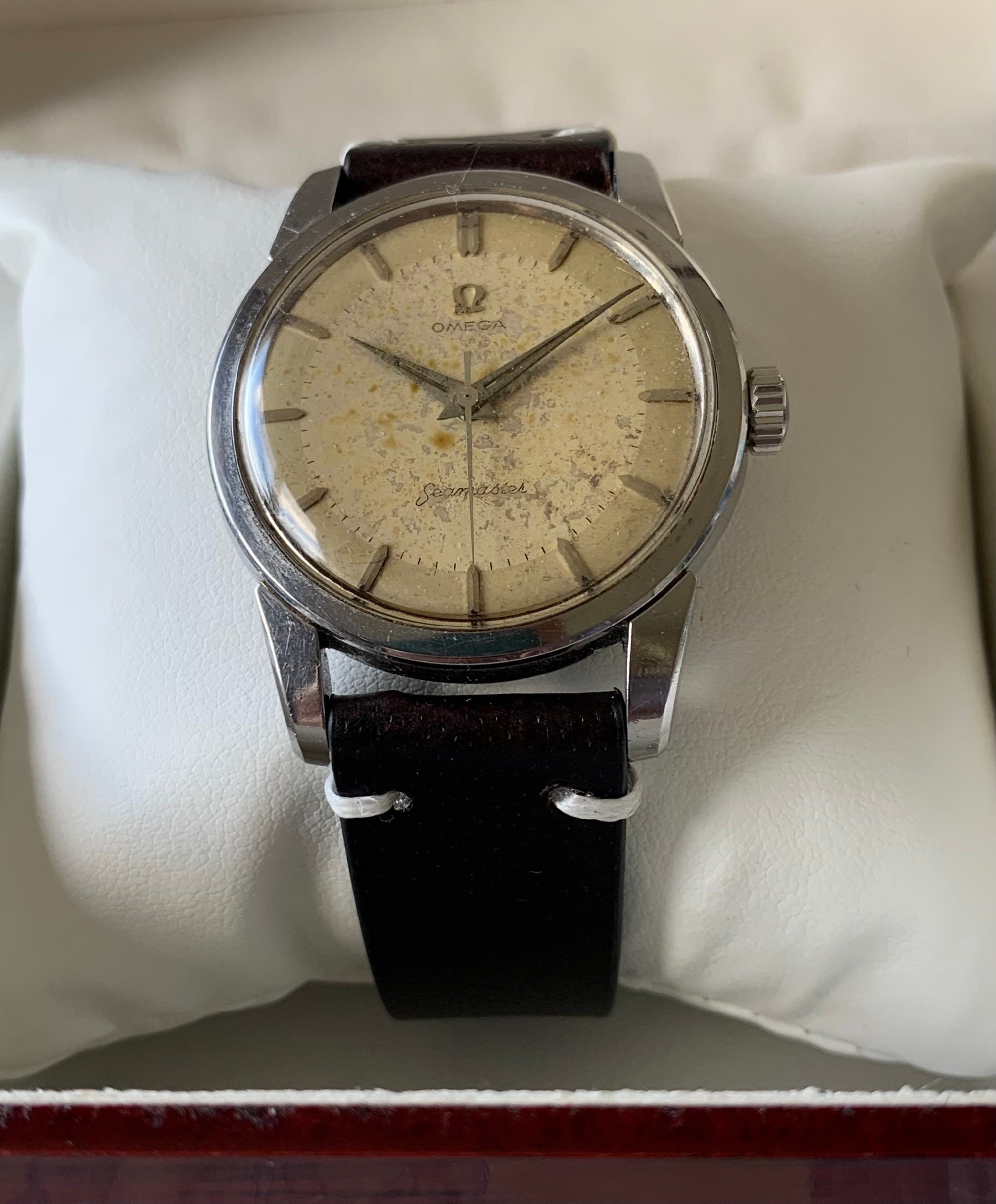 Classic Omega Seamaster 1956 Manual Wind Vintage Swiss Watch. Omega Cal ...