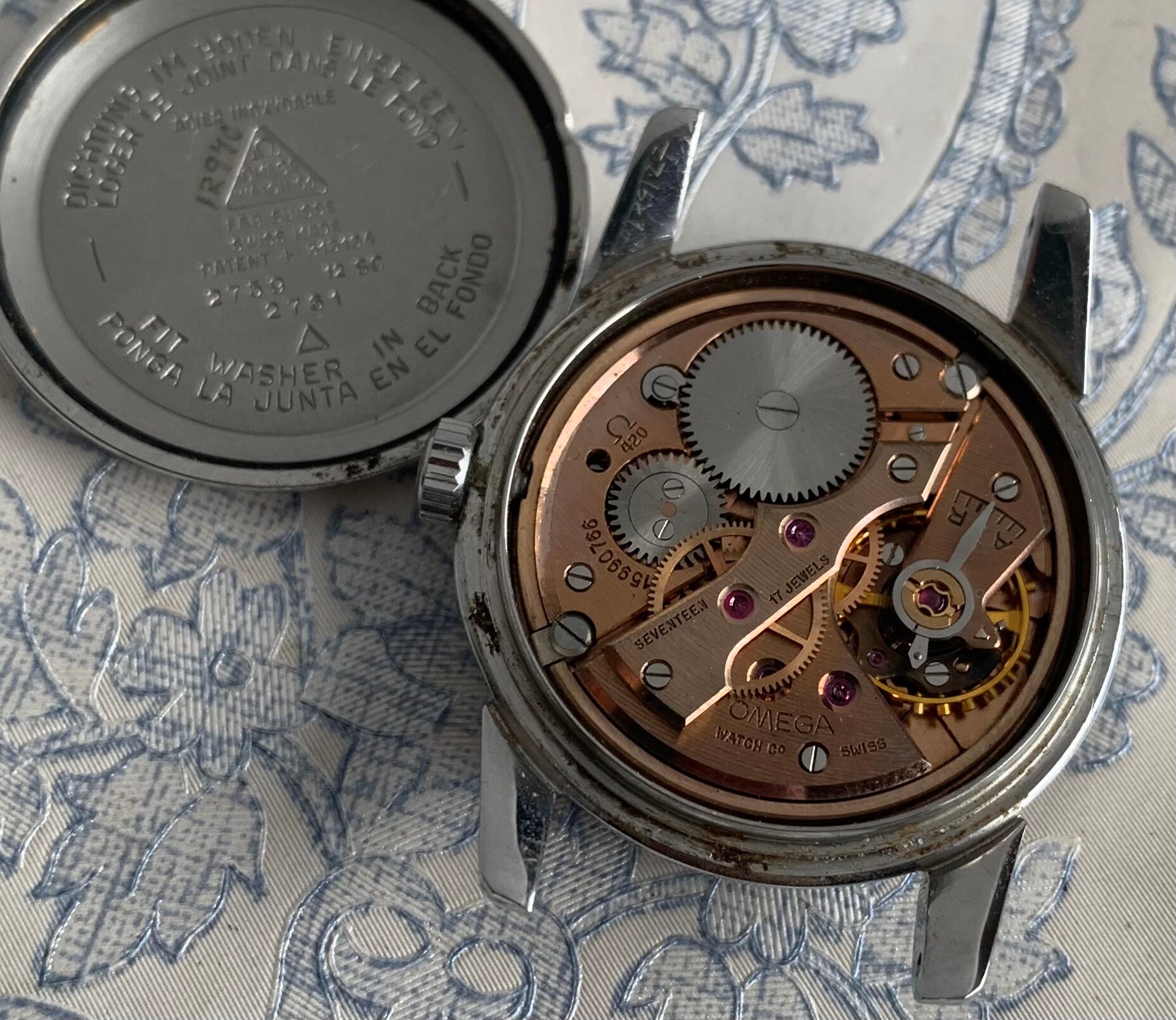 Classic Omega Seamaster 1956 Manual Wind Vintage Swiss Watch. Omega Cal ...