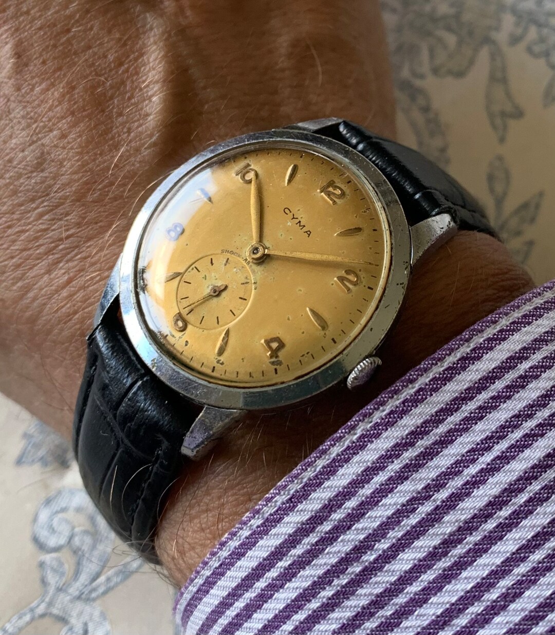 Lovely Late 1940s Cyma 15 Jewel Vintage Swiss Watch. - Etsy