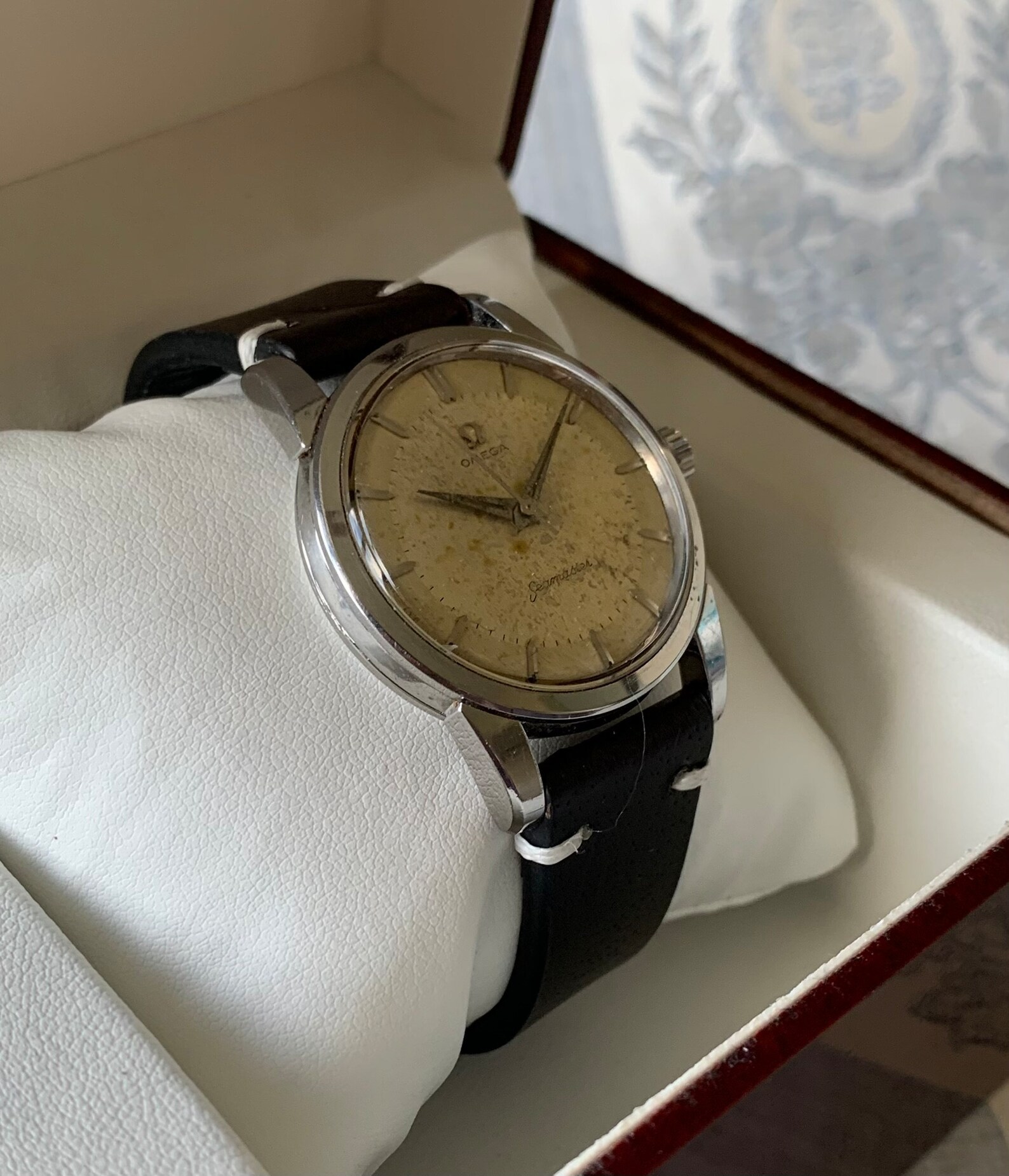 Classic Omega Seamaster 1956 Manual Wind Vintage Swiss Watch. Omega Cal ...