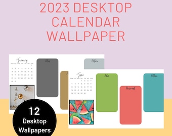 2023 Desktop Calendar - Etsy Hong Kong