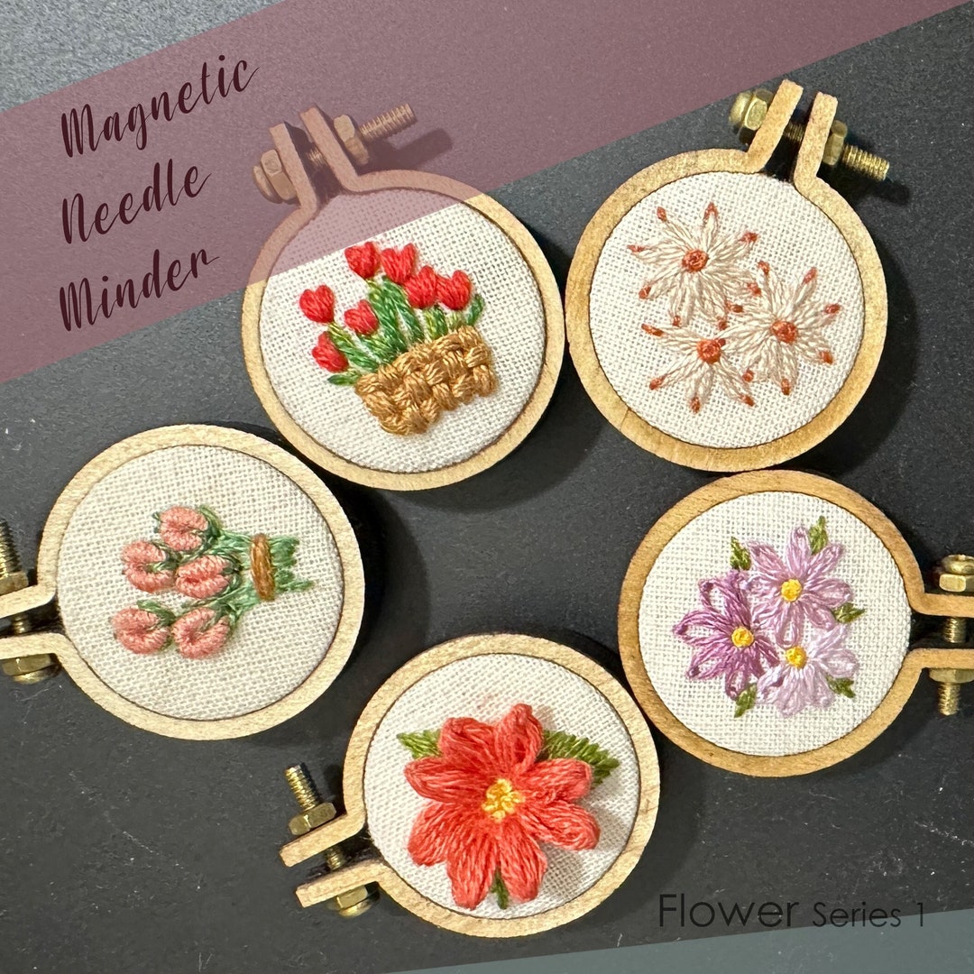 Mini Hoop Needle Minder, Needle Holder, Needle Keeper, Refrigerator ...
